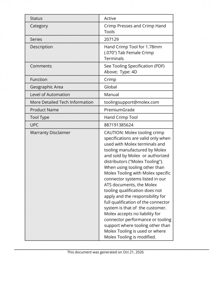 Technical document page 2 for MOLEX 638270300