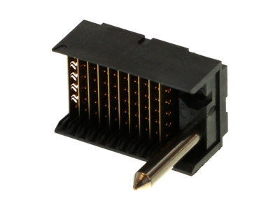 VHDM Single-Ended Board-to-Board Backplane Header, 2.00mm Pitch, Vertical, 6 Rows, Guide Pin Signal Module, Shield End Version, 60 Circuits, 10 Columns, Pin Length 4.75mm for sale