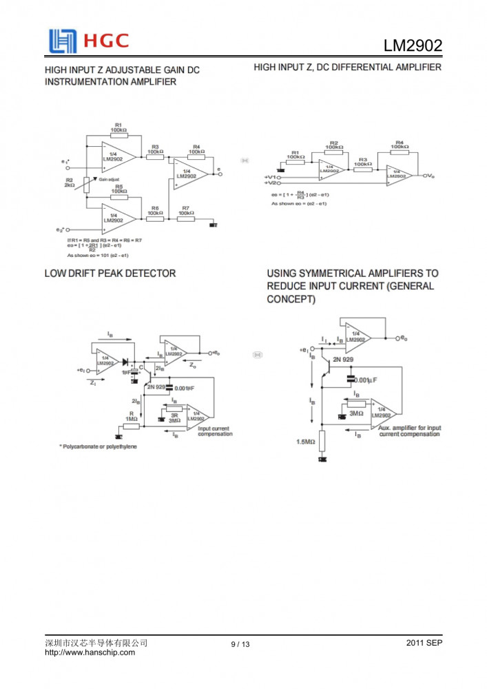 LM2902PWRG datasheet page 9