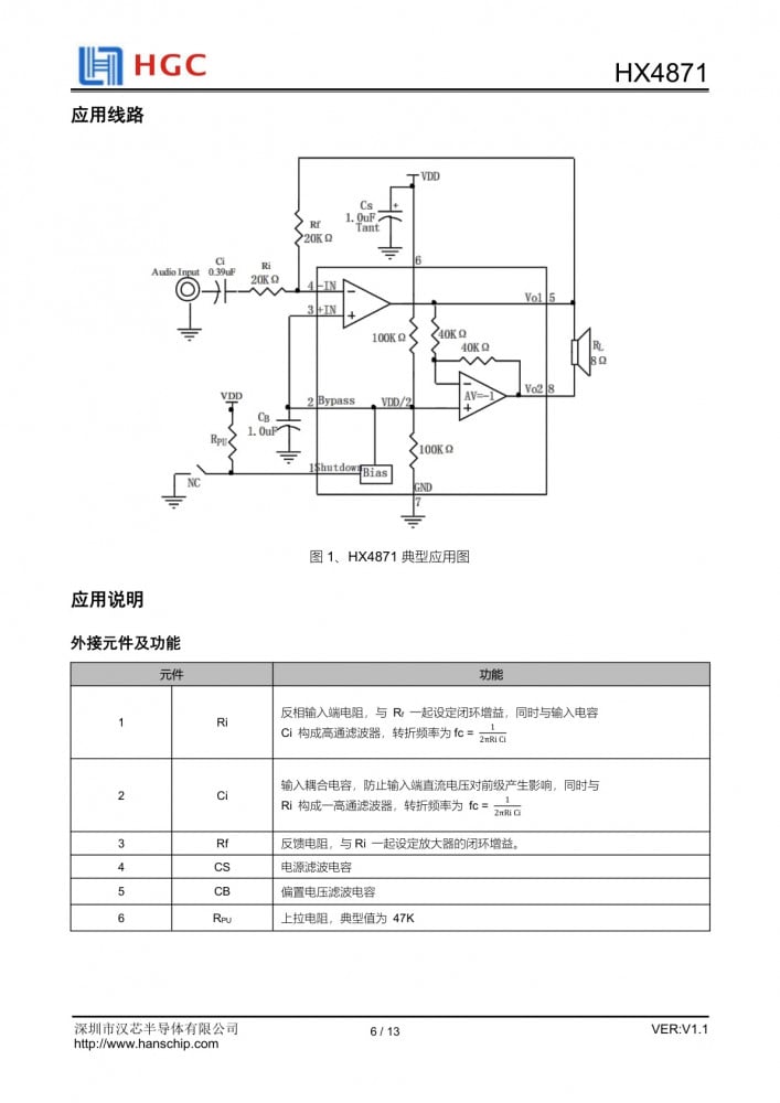 HX4871 datasheet page 6
