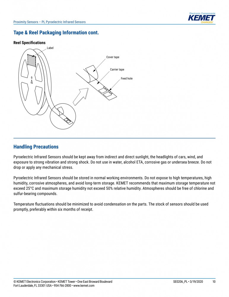 KEMET PL-N823-01 datasheet page 10