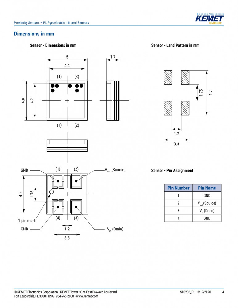 KEMET PL-N823-01 datasheet page 4