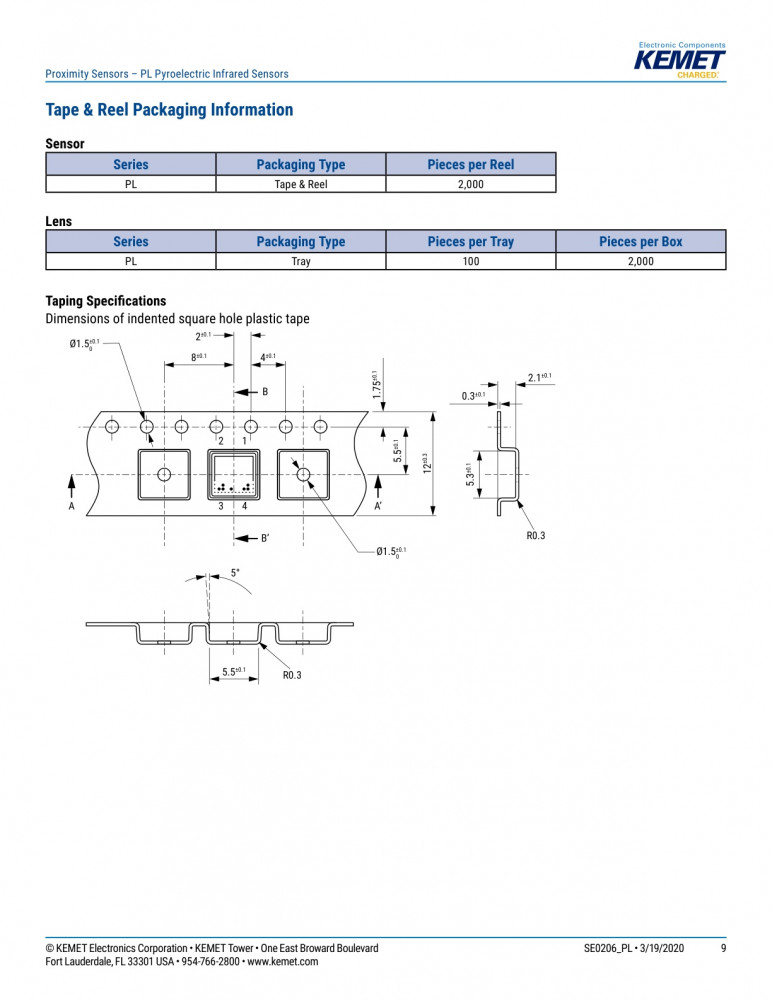 KEMET PL-N823-01 datasheet page 9