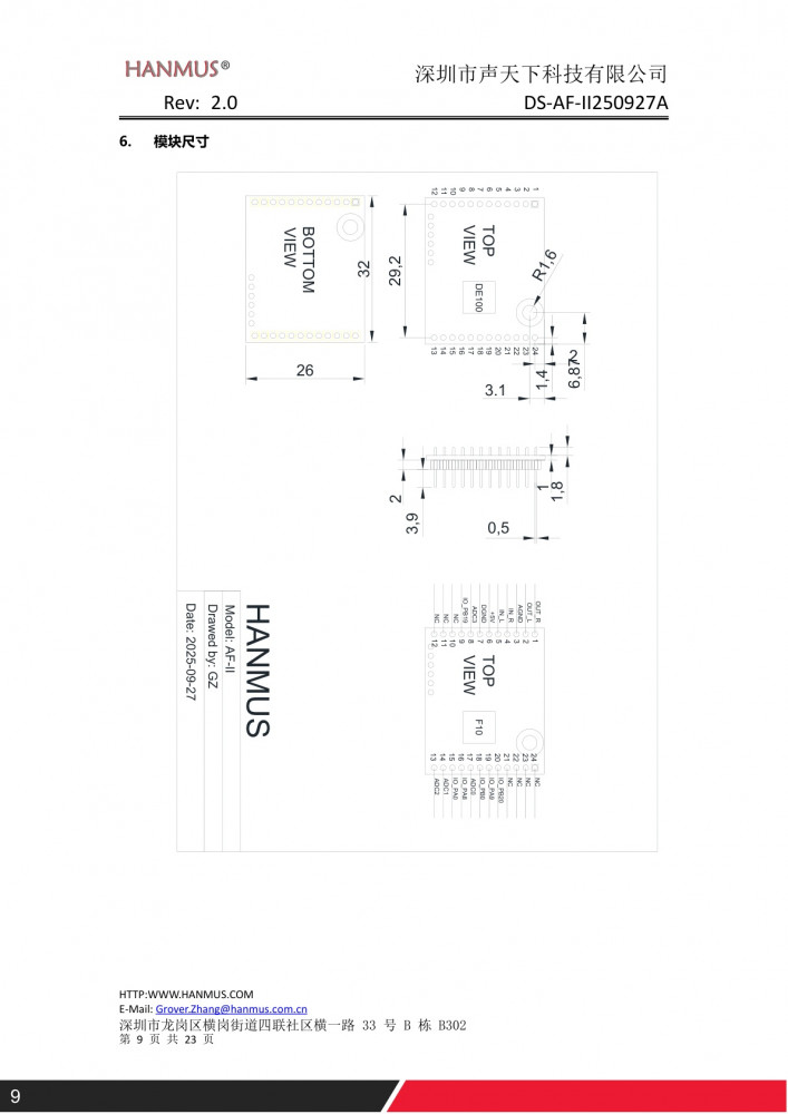 AF-II datasheet page 9