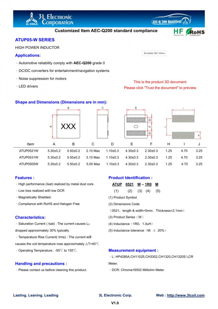 3L COILS ATUP-W catalogue page 8