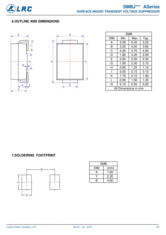 LRC SMBJ series datasheet page 4