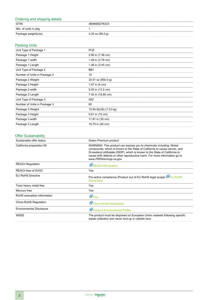 300XBXC124D technical document page 2