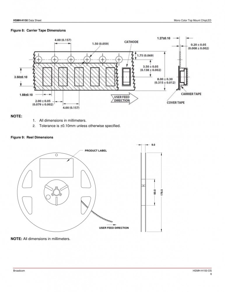 HSMH-H150 datasheet page 6