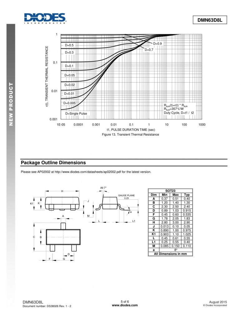 DMN63D8L-7 datasheet page 5