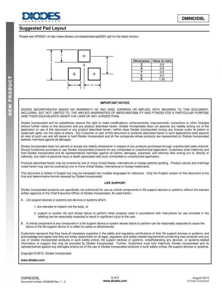 DMN63D8L-7 datasheet page 6