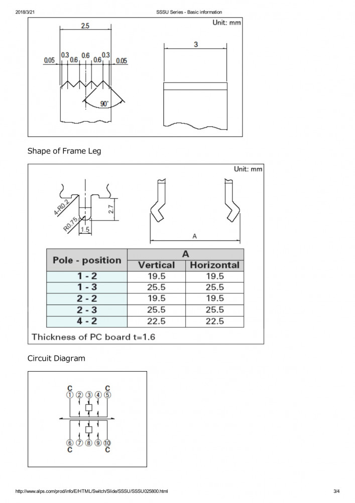 SSSU025800 product specification page 3