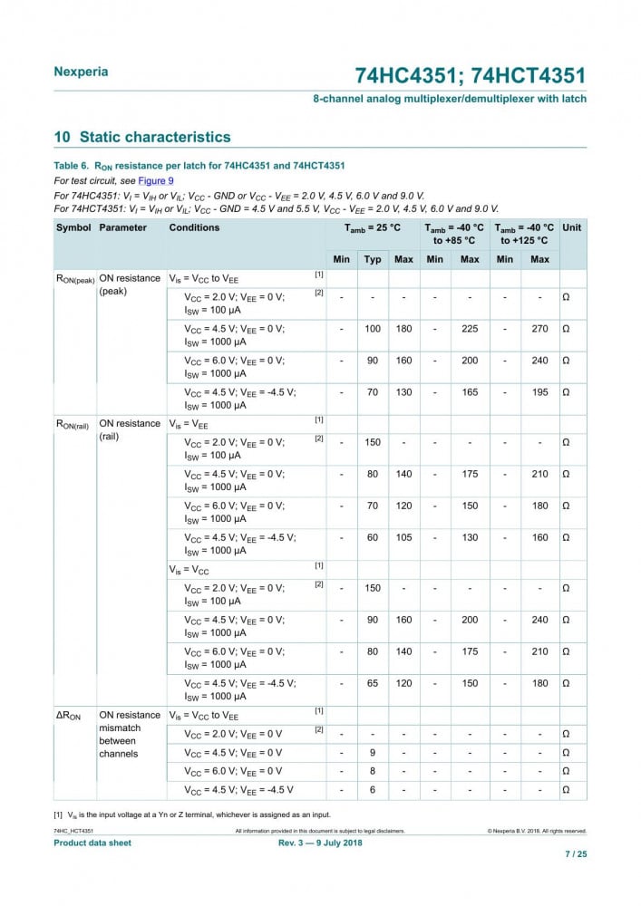 74HCT4351DB,118 datasheet page 7