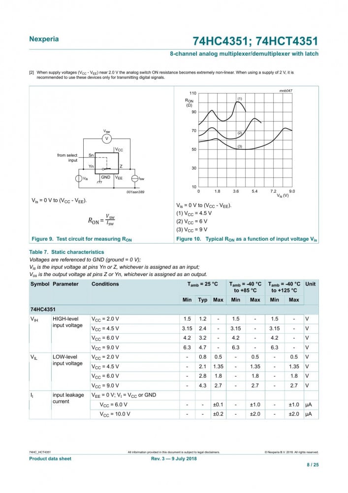 74HCT4351DB,118 datasheet page 8