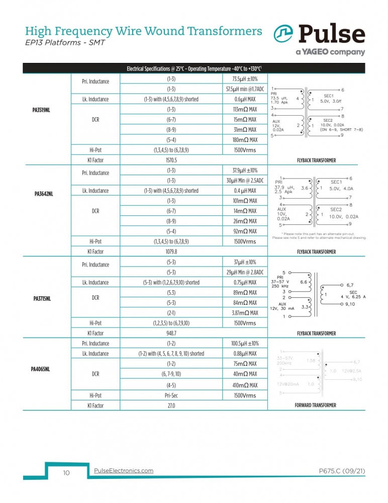 PA1138NL technical document page 10