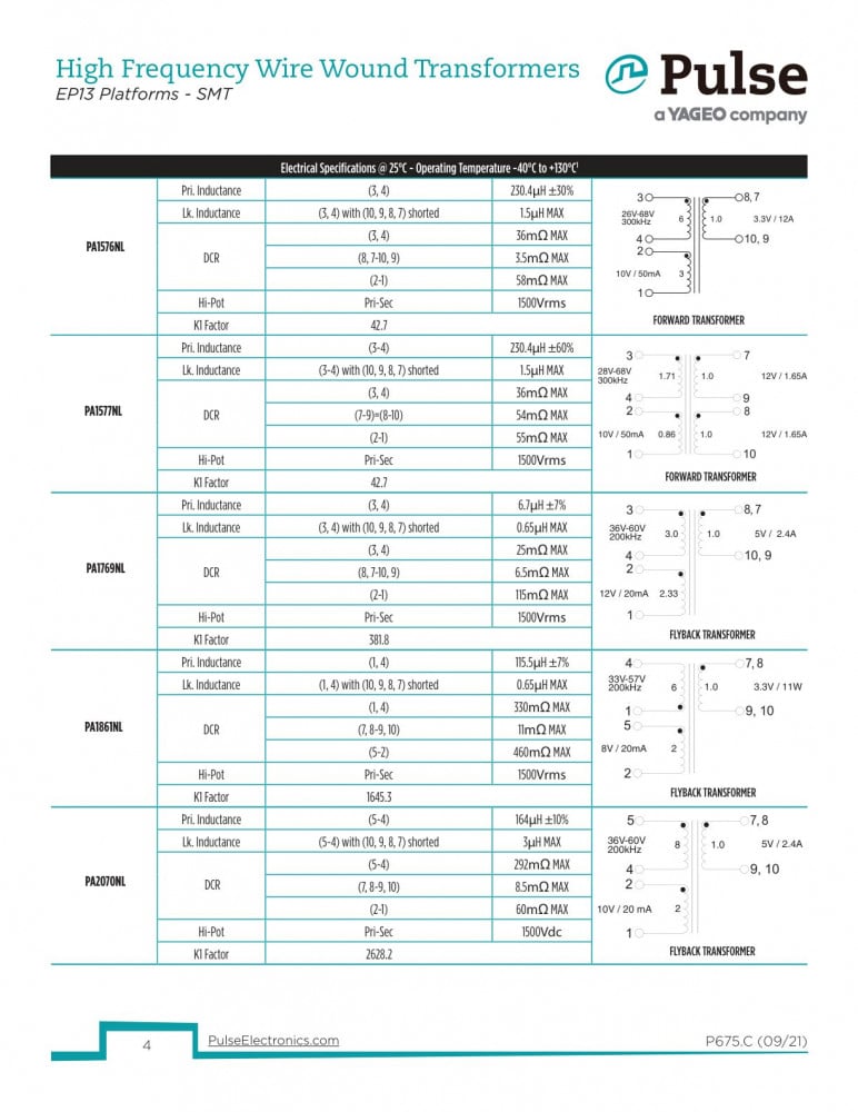 PA1138NL technical document page 4