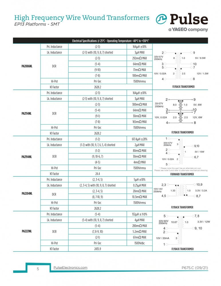 PA1138NL technical document page 5