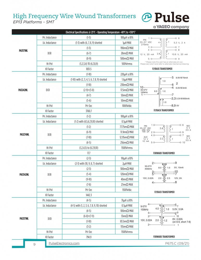 PA1138NL technical document page 9