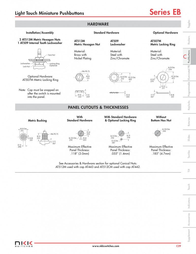 NKK EB series documentation, page 6