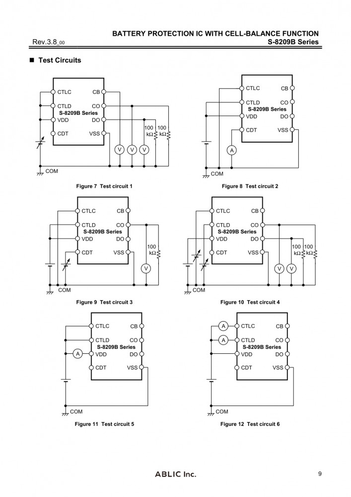 S-8209B datasheet page 9