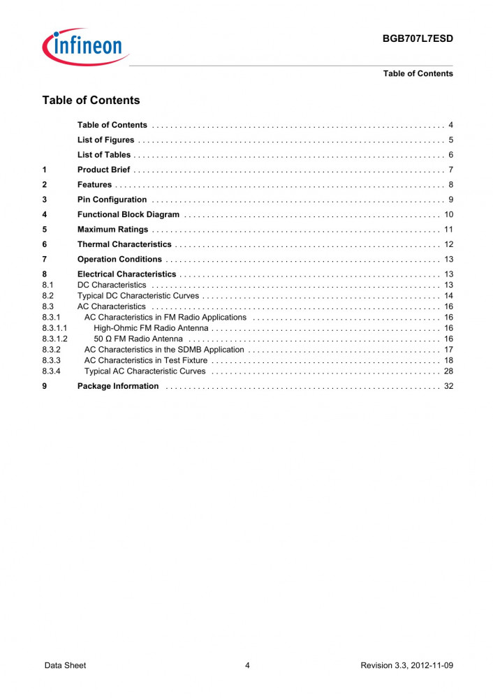 BGB707L7ESD datasheet page 4