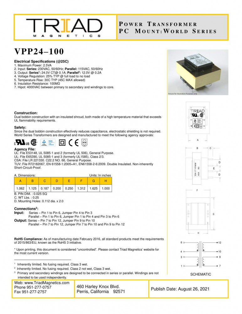 VPP24-100 technical document preview