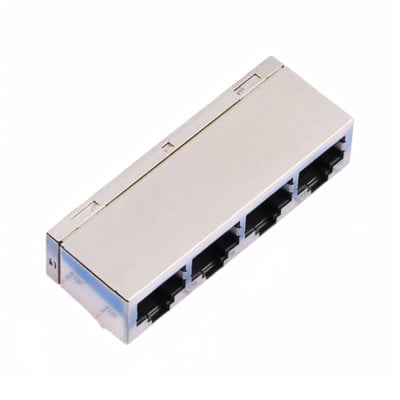 TE Connectivity 555050-1 Modular Ethernet Connector Jack
