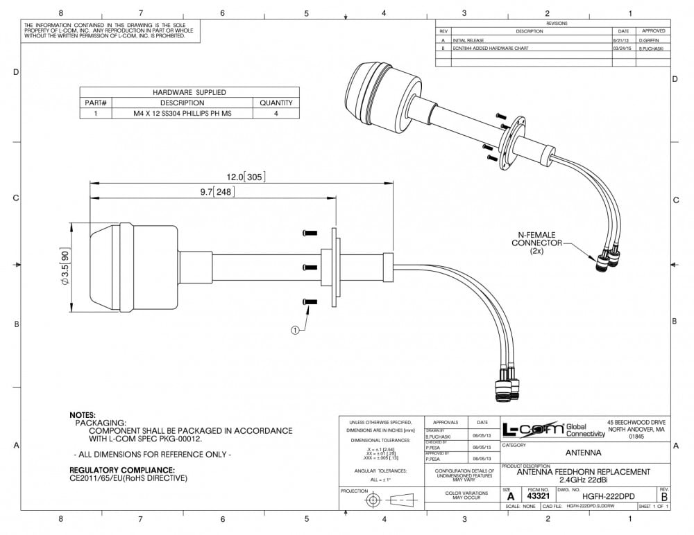HGFH-222DPD technical document preview
