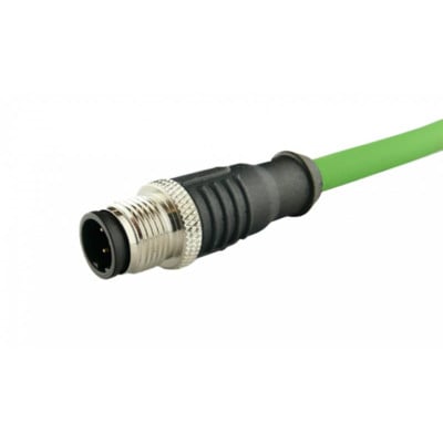 Assmann WSW Components A-M12A12MOE30002BK00 Circular Cable Assembly
