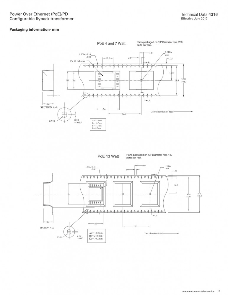 EATON POE7W2X12-R datasheet page 3