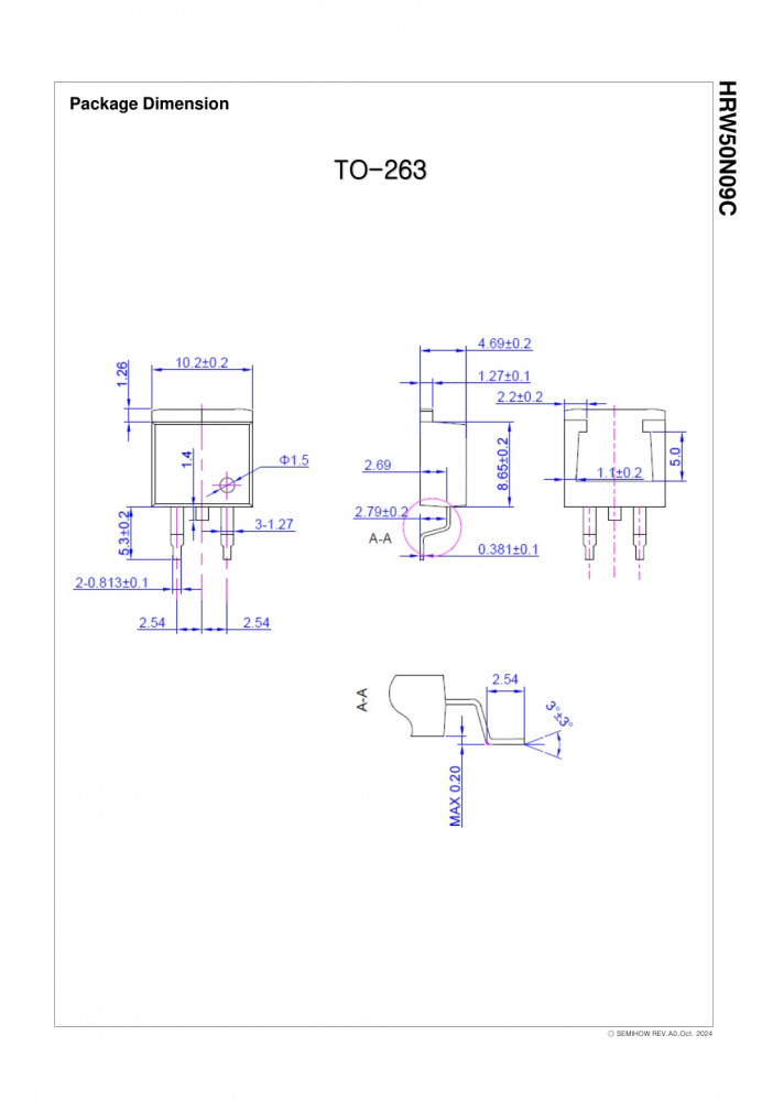 HRW50N09C datasheet page 7