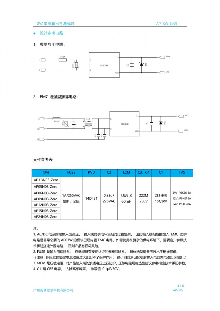 AP05N03-Zero technical document page 4