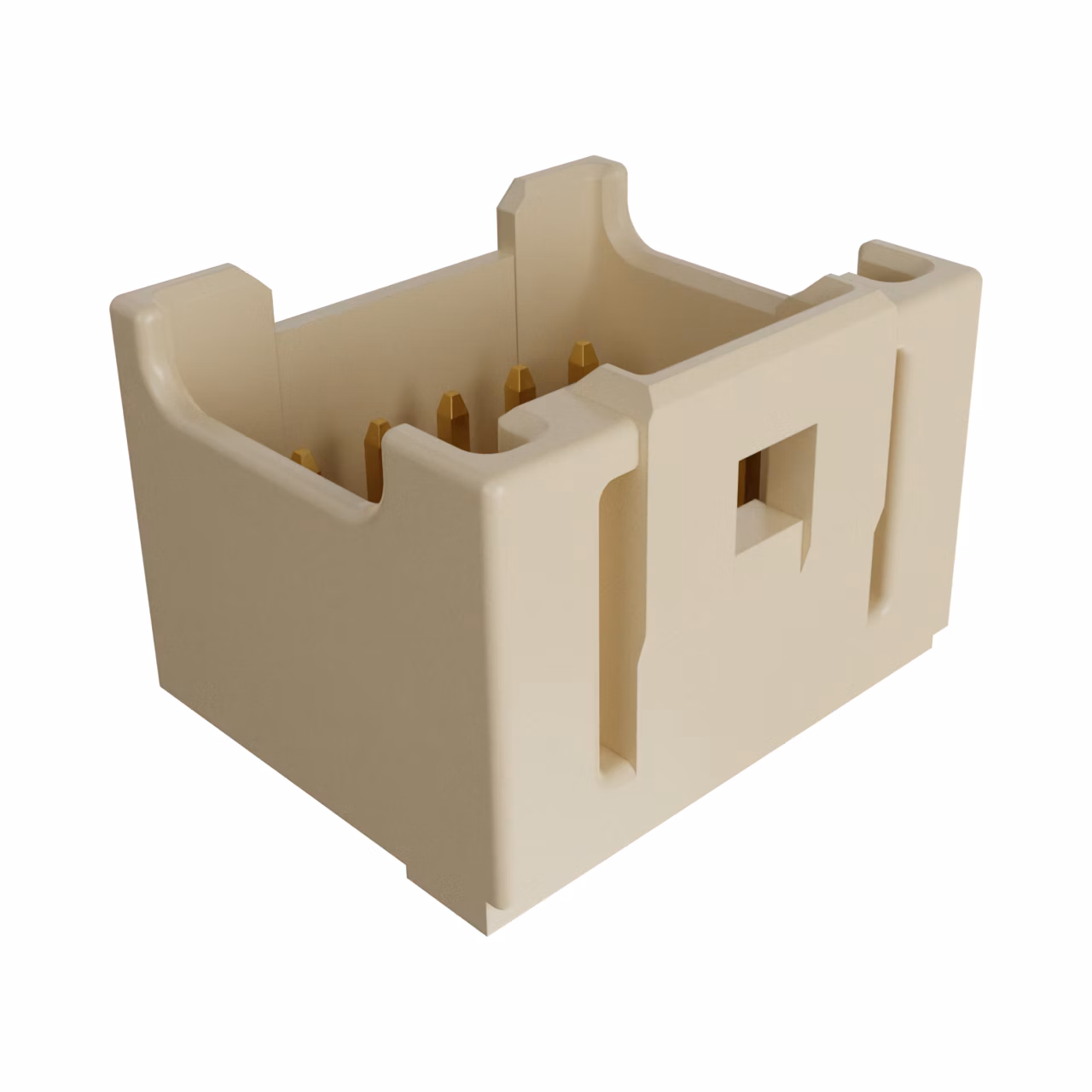 MicroClasp Right-Angle Header, 2.00mm Pitch, Single Row, Through Hole, Tin (Sn) Plating, 13 Circuits, with PCB Locator