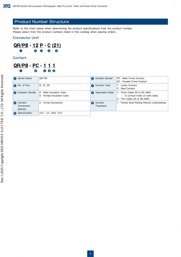 HRS QR/P8 document page 4