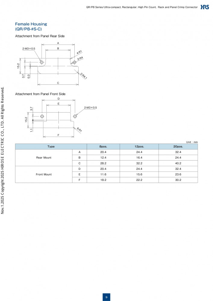 HRS QR/P8 document page 9