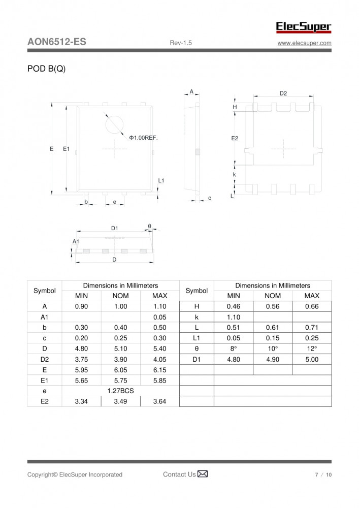 AON6512-ES datasheet page 7
