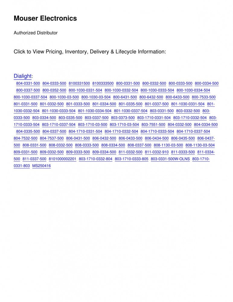 Dialight press-to-test indicator documentation page 4