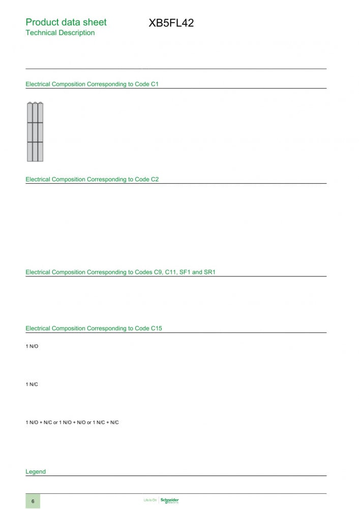 XB5FL42 technical document page 6