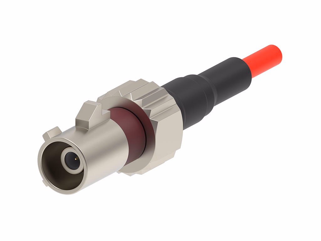 DIN 7/16 Plug, Straight, Clamp, 1/2