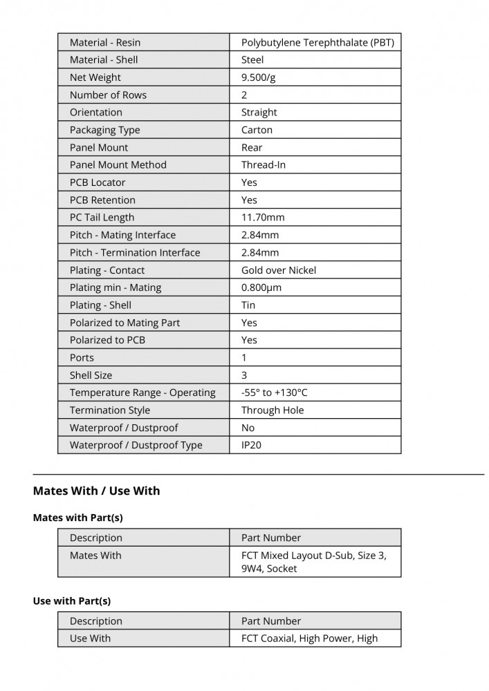 MOLEX 1731071215 technical drawing, page 3