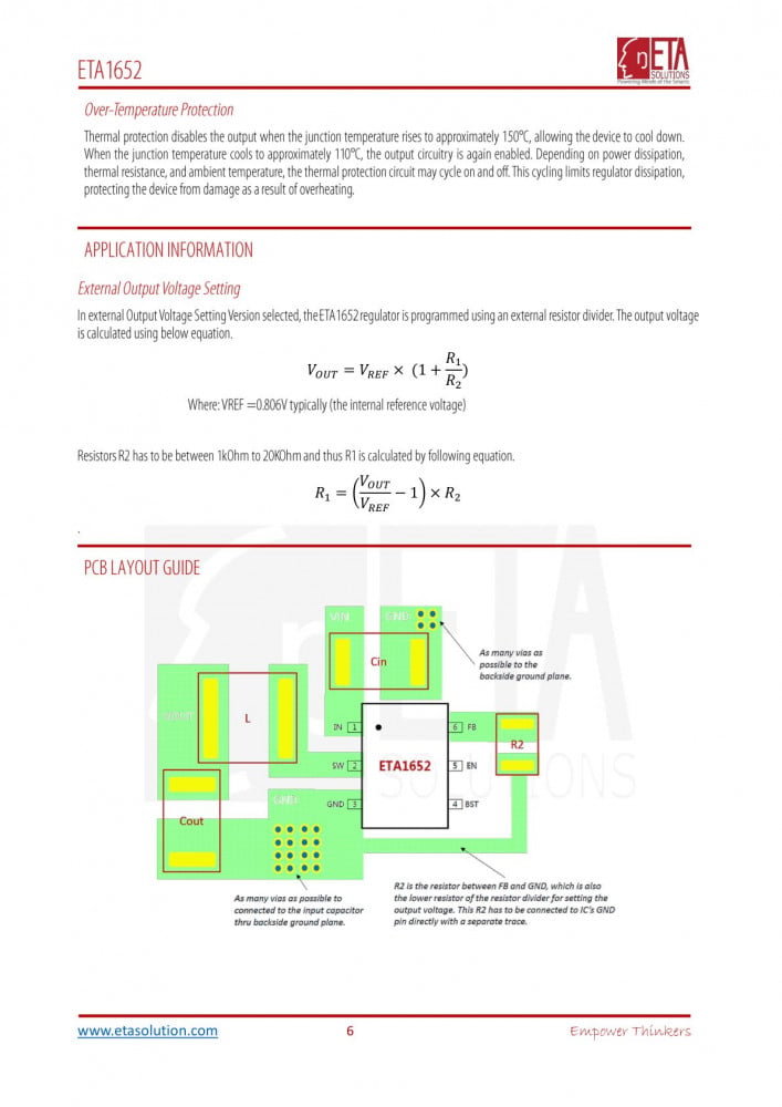 ETA1652FSG datasheet page 6
