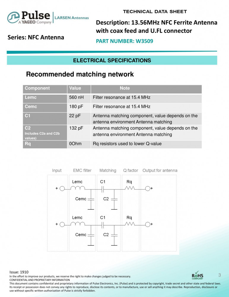 W3509 product document page 3