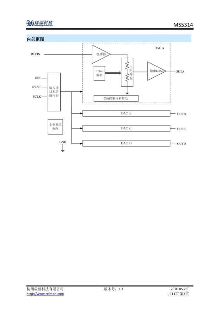MS5314 datasheet page 3
