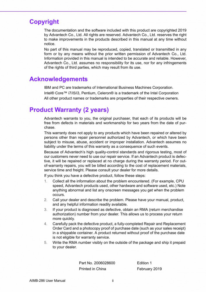 AIMB-286 technical document page 2