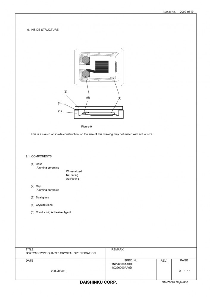 KDS specification page 9
