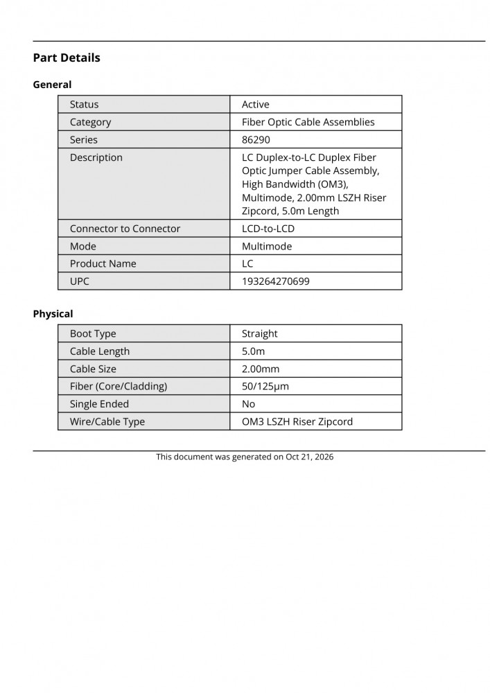 MOLEX 885378505 document preview, page 2