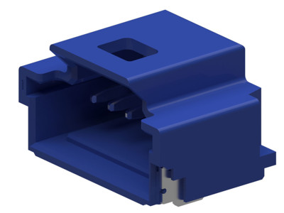 1.00mm Pitch, Pico-Clasp PCB Header, Single Row, Right-Angle, Surface Mount, Tin Plated, Inner Positive Lock, 10 Circuits, Blue for sale
