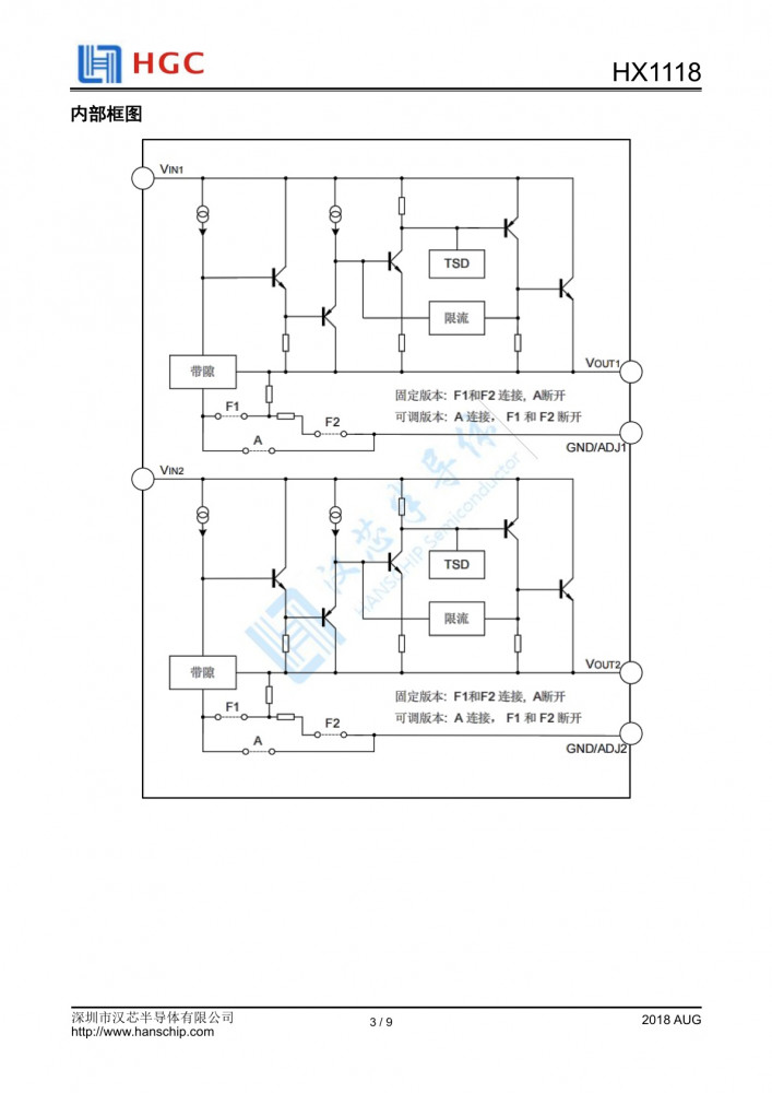 HX1118D-5033RG datasheet page 3