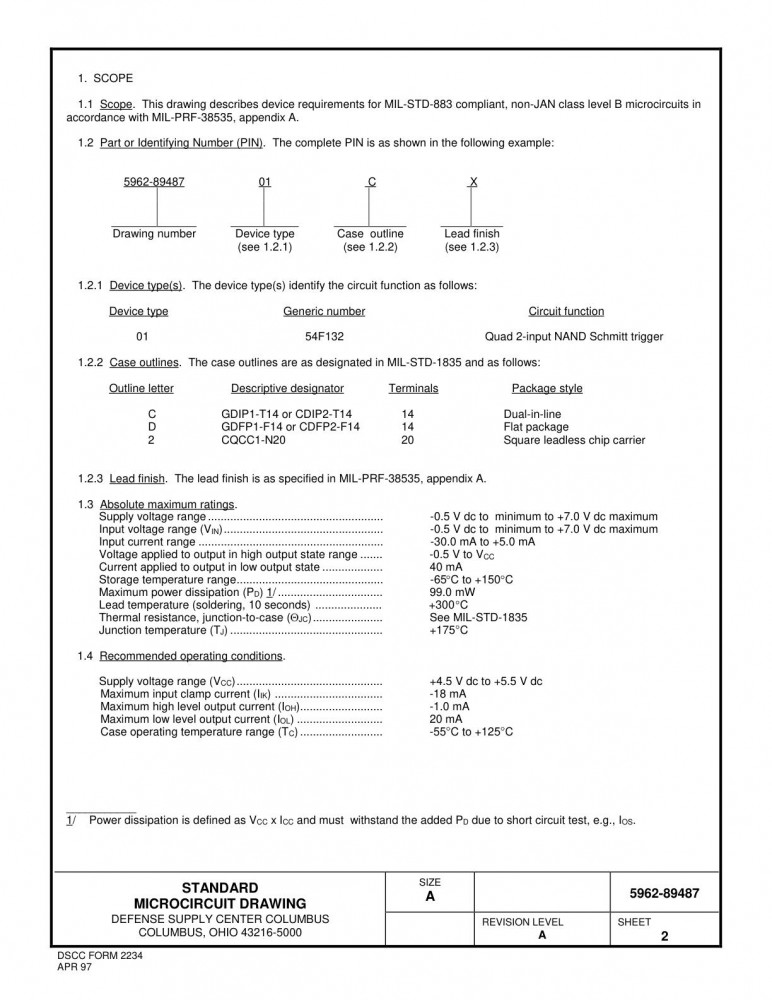 54F132/QCA document page 2