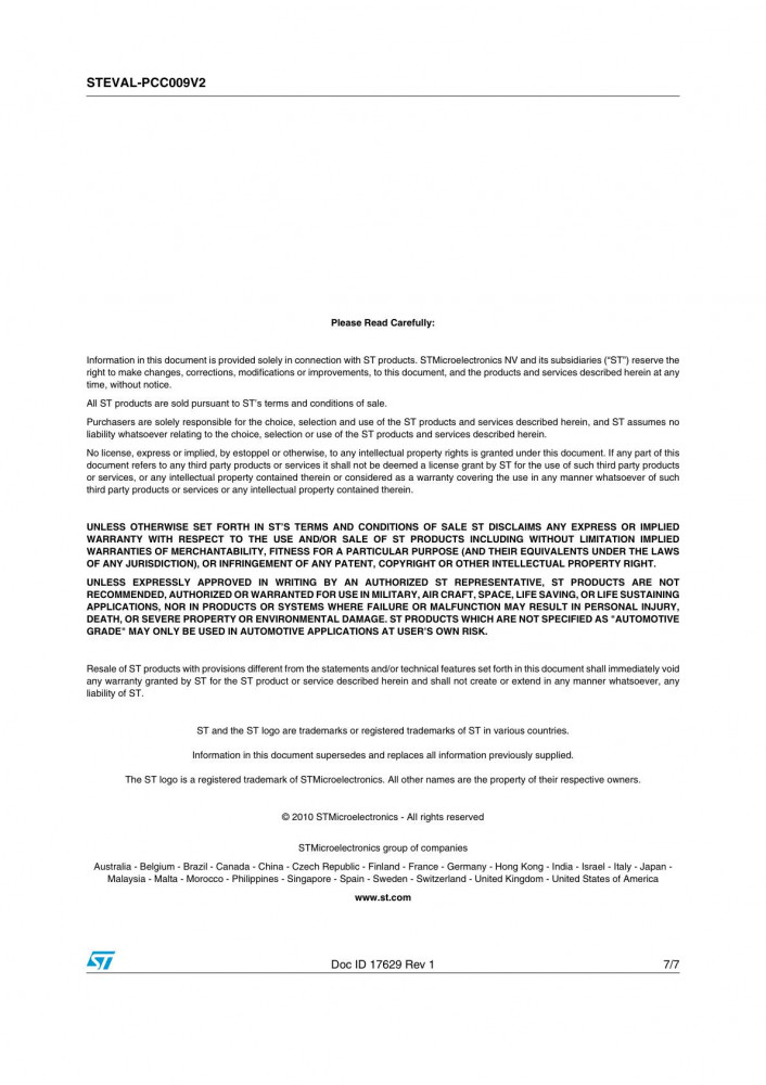 STEVAL-PCC009V2 document page 7