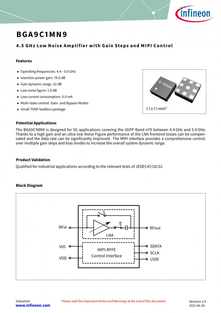 BGA9C1MN9 datasheet page 1